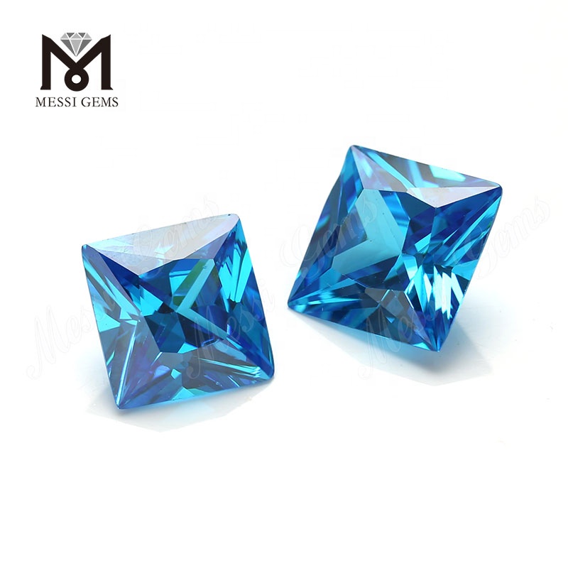 Wholesale Square Aqua Cubic Zirconia Stone