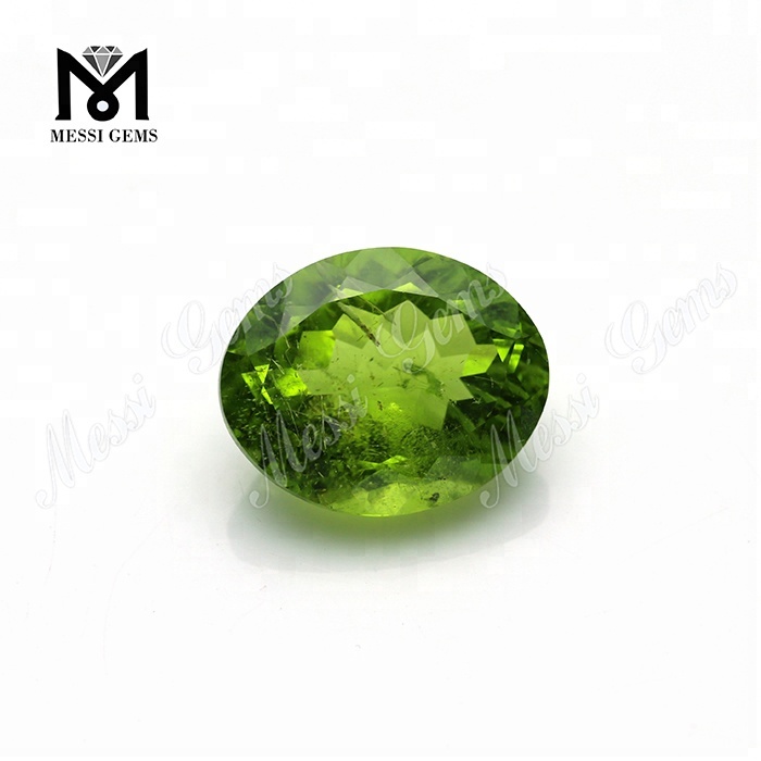 Oval 6x8MM Precious Natural Green Olivine Stone