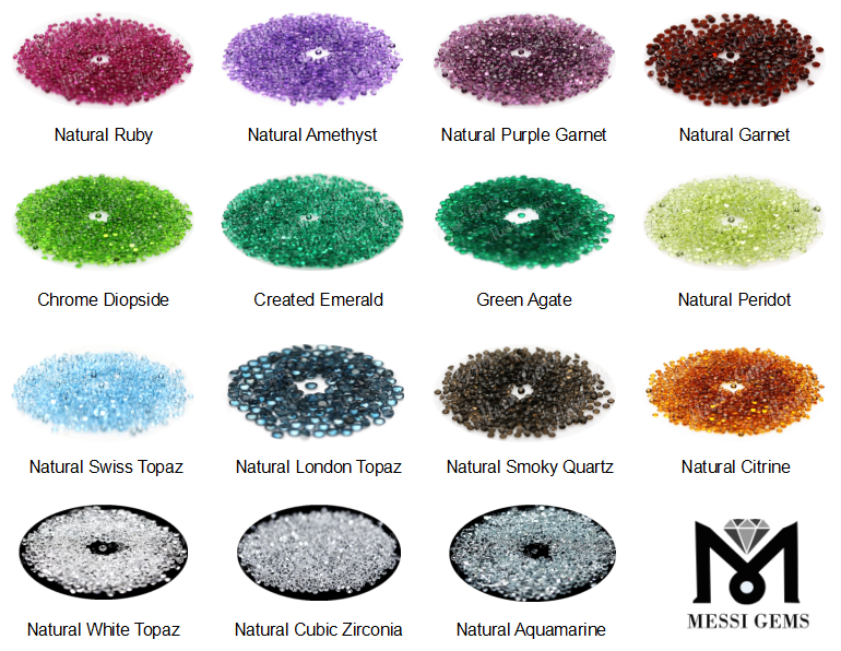 Trapezoid Shape Gemstones White Loose Natural Topaz