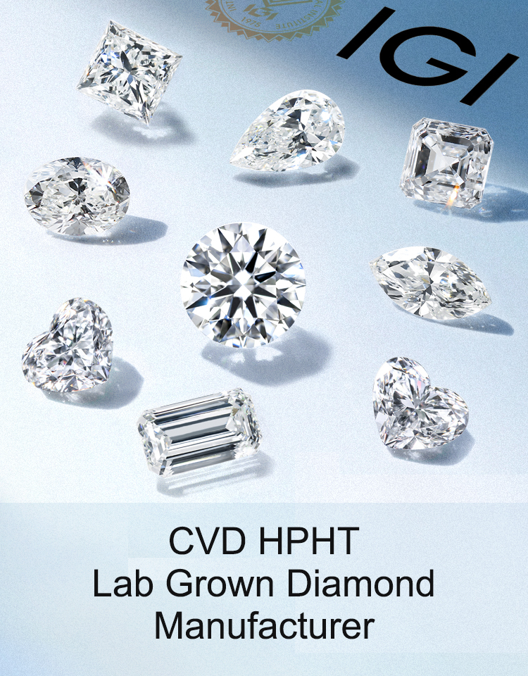 wholesale lab grown diamond, moissanite gemstone manufacturer - Messi ...
